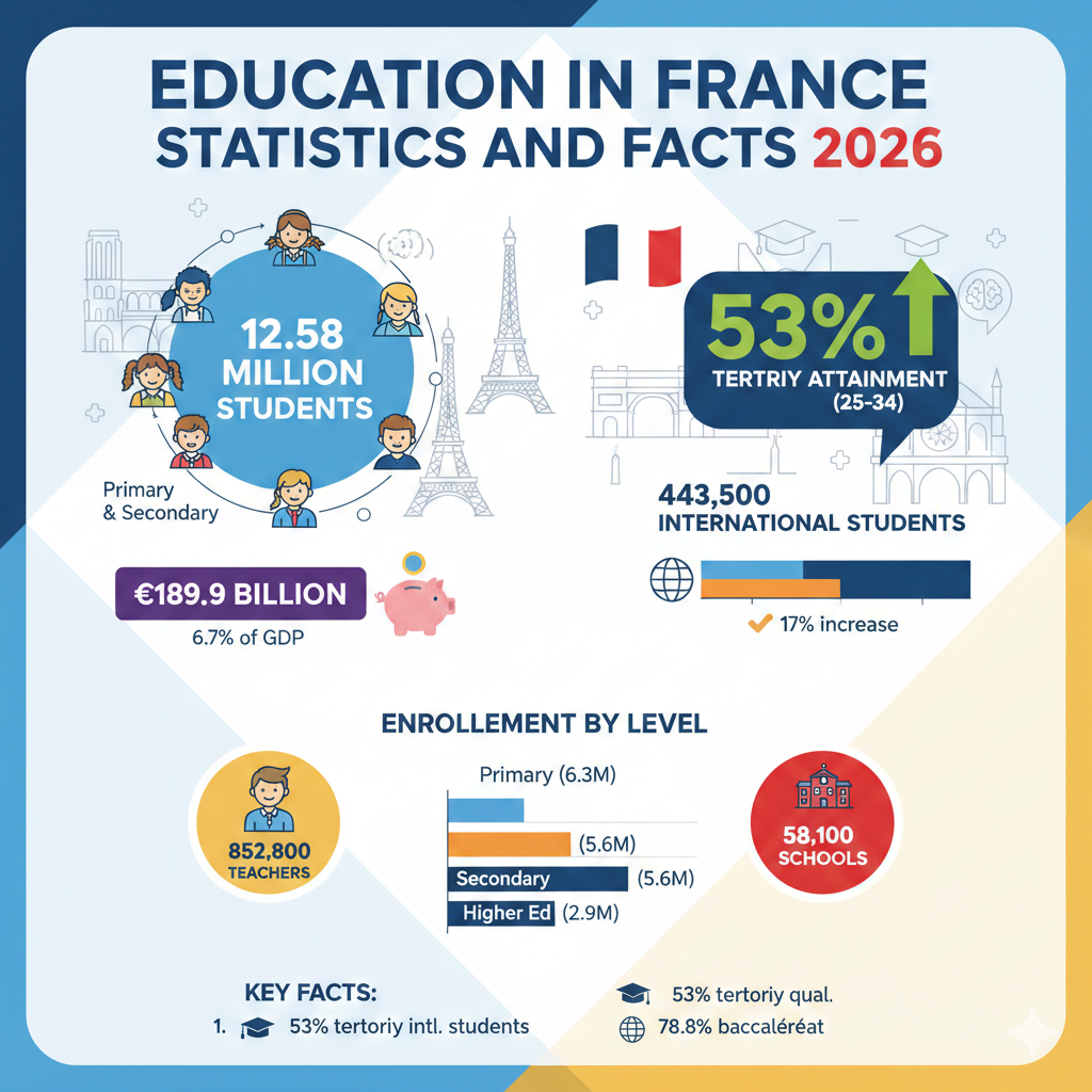 Education In France Statistics And Facts 2026 | LingoBright