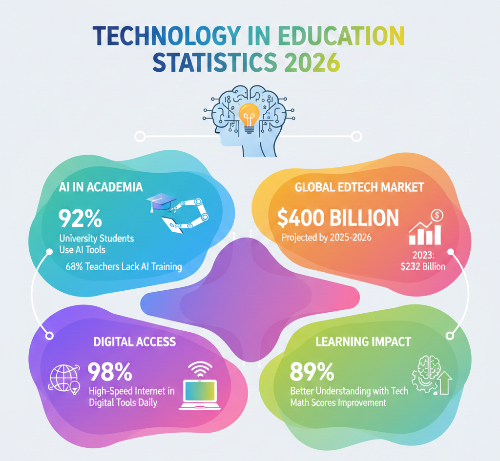 Technology in Education Statistics 2026 | LingoBright