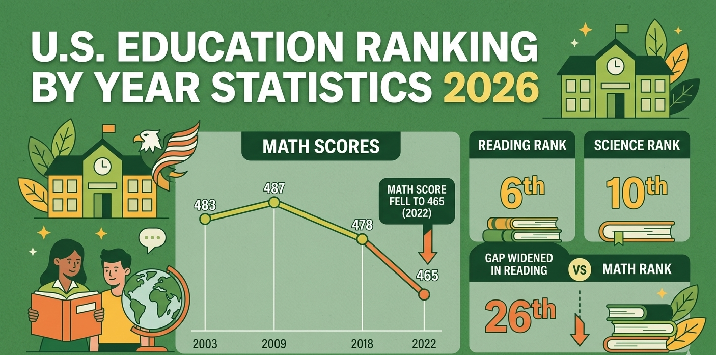 U.S. Education Ranking By Year Statistics 2026 | LingoBright